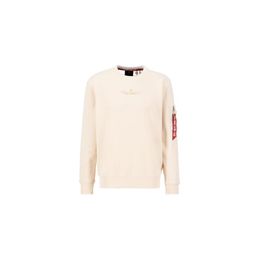 Alpha Industries Sweatshirt 'Double Layer Jet Stream' Herren Größe XS chamois