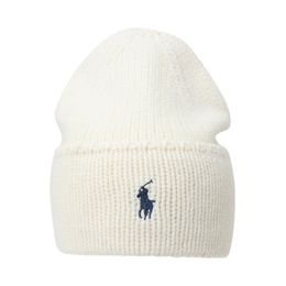 Polo Ralph Lauren M&uuml;tze 'Pony' Damen Gr&ouml;&szlig;e 55/60 creme / marine
