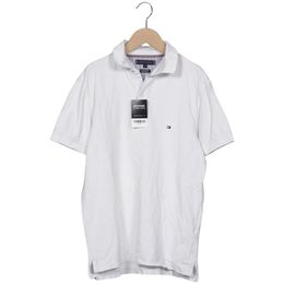 Tommy Hilfiger Poloshirt Herren Größe M Second Hand weiß