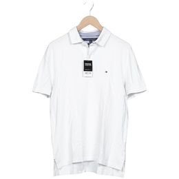 Tommy Hilfiger Poloshirt Herren Größe M Second Hand weiß