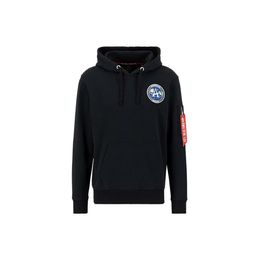 Alpha Industries Sweatshirt 'Apollo Mission' male Black size 3XL