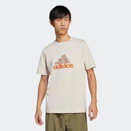 adidas originals Shirt 'GRFX' male Beige size XS