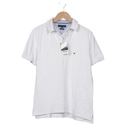 Tommy Hilfiger Poloshirt Herren Größe M Second Hand weiß