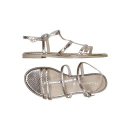 Tamaris Sandalen Damen Gr&ouml;&szlig;e 37 Second Hand silber