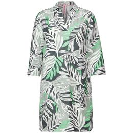 Cecil Blusenkleid Damen Gr&ouml;&szlig;e 38 limette / pastellgr&uuml;n / schwarz / wei&szlig; Winterkleid