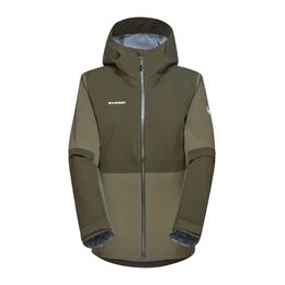 Mammut Outdoorjacke Damen Größe S oliv / weiß