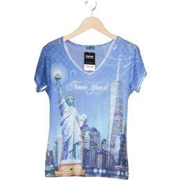 DKNY Donna Karan New York T-Shirt Damen Größe M Second Hand hellblau