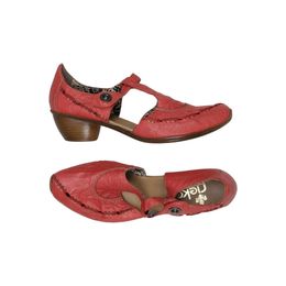 Rieker Pumps Damen Gr&ouml;&szlig;e 39 Second Hand rot