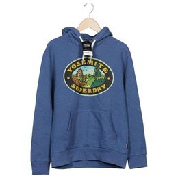 Superdry Kapuzenpullover Herren Größe S Second Hand blau