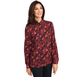 GOLDNER Bluse Damen Gr&ouml;&szlig;e M rot / schwarz / wei&szlig;