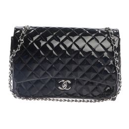 Chanel Schultertasche / Umhängetasche Damen Größe One Size Second Hand schwarz