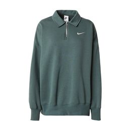 Nike Sportswear Sweatshirt 'Phoenix Fleece' Damen Größe L grün / weiß