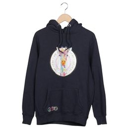 Zwillingsherz Kapuzenpullover Damen Gr&ouml;&szlig;e S Second Hand marine