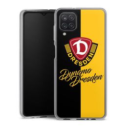 DeinDesign Galaxy A12 Handy Silikon H&uuml;lle Case transparent Handyh&uuml;lle Sg Dynamo Dresden Sgd Official Licensed Product Silikon Case
