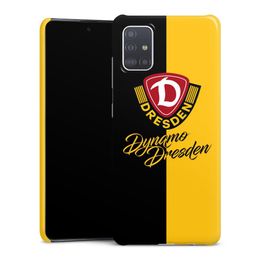 DeinDesign Galaxy A51 Handy Premium Case Smartphone Handyh&uuml;lle Schutzh&uuml;lle gl&auml;nzend Sg Dynamo Dresden Official Licensed Product Sgd Premium Case