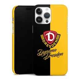 DeinDesign iPhone 14 Pro Max Handy Premium Case Smartphone Handyh&uuml;lle Schutzh&uuml;lle matt Sg Dynamo Dresden Official Licensed Product Sgd Premium Case