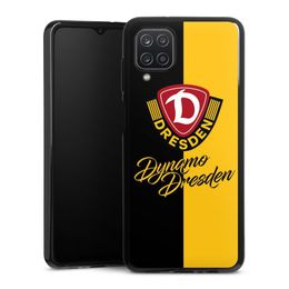 DeinDesign Galaxy A12 Handy Silikon H&uuml;lle Case schwarz Handyh&uuml;lle Sg Dynamo Dresden Sgd Official Licensed Product