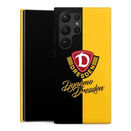 DeinDesign Galaxy S23 Ultra Handy Premium Case Smartphone Handyh&uuml;lle Schutzh&uuml;lle matt Sg Dynamo Dresden Official Licensed Product Sgd Premium Case