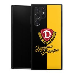DeinDesign Galaxy S22 Ultra Handy Silikon H&uuml;lle Case schwarz Handyh&uuml;lle Sg Dynamo Dresden Official Licensed Product Sgd
