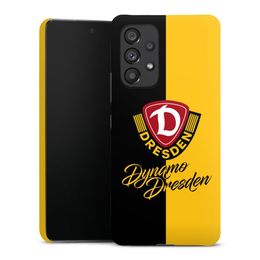 DeinDesign Galaxy A53 5G Handy Premium Case Smartphone Handyh&uuml;lle Schutzh&uuml;lle matt Sg Dynamo Dresden Sgd Official Licensed Product Premium Case