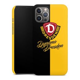 DeinDesign iPhone 12 Pro Max Handy Premium Case Smartphone Handyh&uuml;lle Schutzh&uuml;lle matt Sg Dynamo Dresden Official Licensed Product Sgd Premium Case