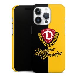 DeinDesign iPhone 14 Pro Handy Premium Case Smartphone Handyh&uuml;lle Schutzh&uuml;lle matt Sg Dynamo Dresden Official Licensed Product Sgd Premium Case