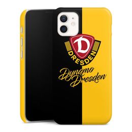 DeinDesign iPhone 12 mini Handy Premium Case Smartphone Handyh&uuml;lle Schutzh&uuml;lle gl&auml;nzend Sg Dynamo Dresden Official Licensed Product Sgd Premium Case