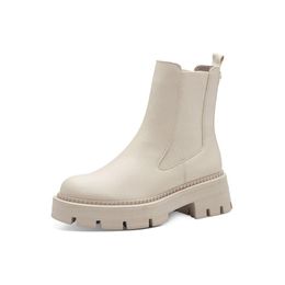 Tamaris Chelsea Boots Damen Gr&ouml;&szlig;e 42 creme Winterschuhe