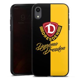 DeinDesign iPhone Xr Handy Silikon H&uuml;lle Case schwarz Handyh&uuml;lle Sg Dynamo Dresden Official Licensed Product Sgd