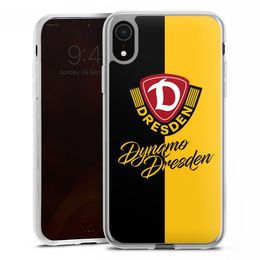 DeinDesign iPhone Xr Handy Silikon H&uuml;lle Case transparent Handyh&uuml;lle Sg Dynamo Dresden Official Licensed Product Sgd Silikon Case