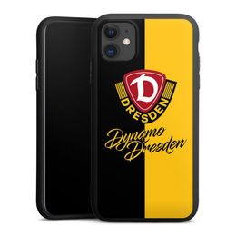 DeinDesign iPhone 11 Handy Premium Silikon H&uuml;lle Handyh&uuml;lle schwarz Case Sgd Official Licensed Product Sg Dynamo Dresden Silikon Premium Case