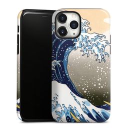 DeinDesign iPhone 11 Pro Handy Panzer Handyh&uuml;lle robuste Outdoor H&uuml;lle Schutzh&uuml;lle gl&auml;nzend Die Gro&szlig;e Welle Vor Kanagawa Katsushika Hokusai Kunst Tough Case