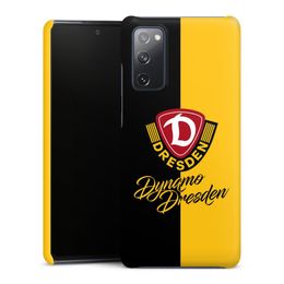 DeinDesign Galaxy S20 FE 5G Handy Premium Case Smartphone Handyh&uuml;lle Schutzh&uuml;lle matt Sg Dynamo Dresden Sgd Official Licensed Product Premium Case