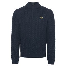 Threadbare. Threadbare Pullover 'Swindon' Herren Größe S navy / gelb