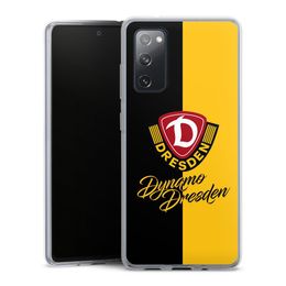 DeinDesign Galaxy S20 FE 5G Handy Silikon H&uuml;lle Case transparent Handyh&uuml;lle Sg Dynamo Dresden Sgd Official Licensed Product Silikon Case