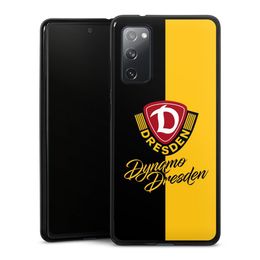 DeinDesign Galaxy S20 FE 5G Handy Silikon H&uuml;lle Case schwarz Handyh&uuml;lle Sg Dynamo Dresden Sgd Official Licensed Product
