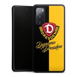 DeinDesign Galaxy S20 FE Handy Premium Silikon H&uuml;lle Handyh&uuml;lle schwarz Case Sg Dynamo Dresden Sgd Official Licensed Product Silikon Premium Case