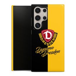 DeinDesign Galaxy S24 Ultra Handy Premium Case Smartphone Handyh&uuml;lle Schutzh&uuml;lle gl&auml;nzend Sg Dynamo Dresden Official Licensed Product Sgd Premium Case