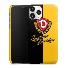 DeinDesign iPhone 11 Pro Handy Premium Case Smartphone Handyh&uuml;lle Schutzh&uuml;lle gl&auml;nzend Sg Dynamo Dresden Sgd Official Licensed Product Premium Case
