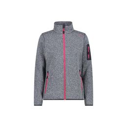 CMP Funktionsfleecejacke Damen Gr&ouml;&szlig;e M grau / dunkelgrau / pink