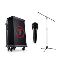 Teufel ROCKSTER + Shure PGA58 + K&M Mikrofonstativ 27915