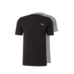 Puma T-Shirt Herren Gr&ouml;&szlig;e XL graumeliert / schwarz / wei&szlig;