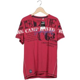 CAMP DAVID T-Shirt Herren Gr&ouml;&szlig;e XL Second Hand rot