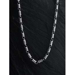REYTEL Kette 'OND SIRKEL' Herren Gr&ouml;&szlig;e 55 cm silber