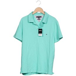Tommy Hilfiger Poloshirt Herren Größe XXL Second Hand türkis