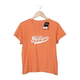 Tommy Hilfiger T-Shirt Damen Gr&ouml;&szlig;e XL Second Hand orange