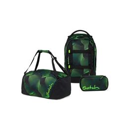 Satch Rucksack 'Pack Schulrucksack Set 3tlg.' Jungen Größe One Size dunkelgrün