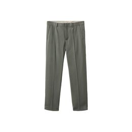 Mango Man Pleat-Front Pants 'Savoir' male Green size 40