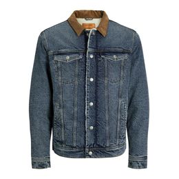 Jack & Jones JACK & JONES Jacke 'JJIJEAN' Herren Größe XXL blue denim / cognac