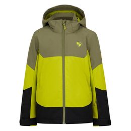 Ziener Sportjacke 'Agimo-Z' Jungen Gr&ouml;&szlig;e 152 limette / hellgr&uuml;n / schwarz
